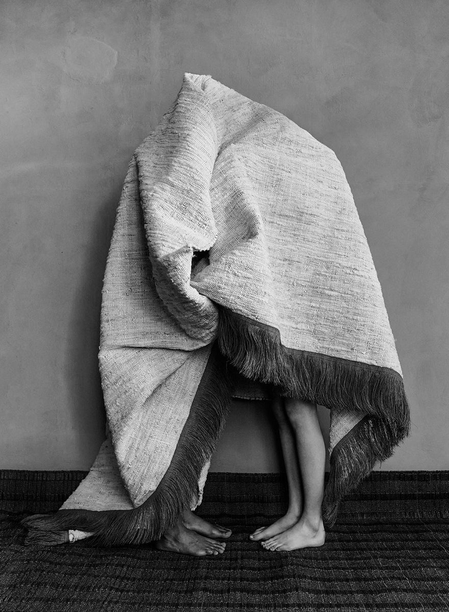 Coco Rug | woven rug made from leftover sheepskin fur – Hvila Editions